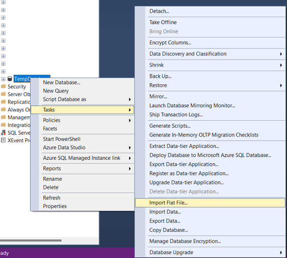 Import Data into SSMS • Data Tutor